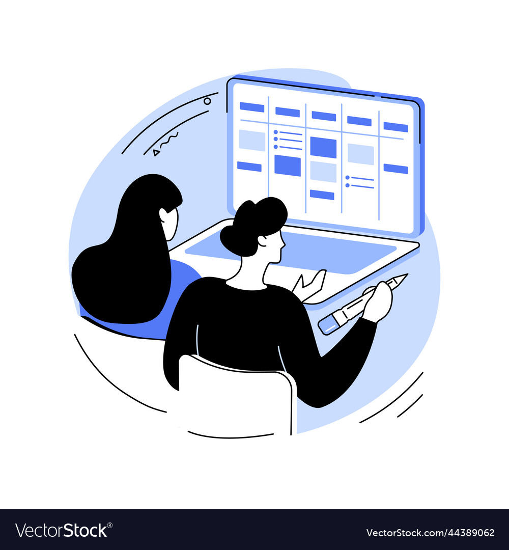 Agile project management isolated cartoon Vector Image