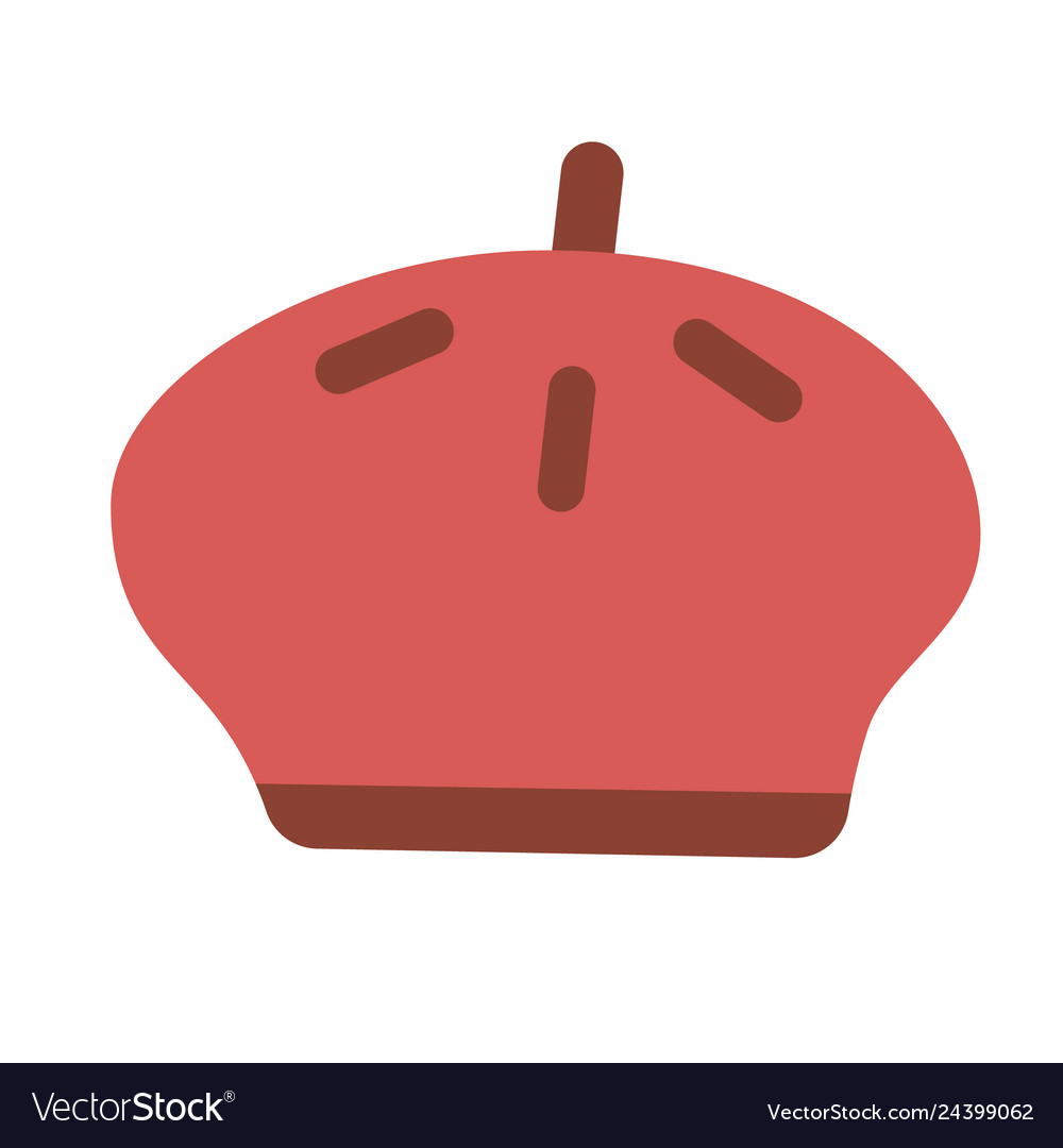 Beret flat Royalty Free Vector Image - VectorStock