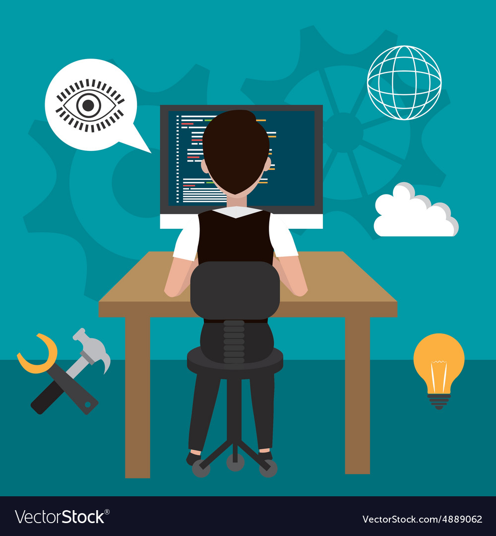 Software design Royalty Free Vector Image - VectorStock