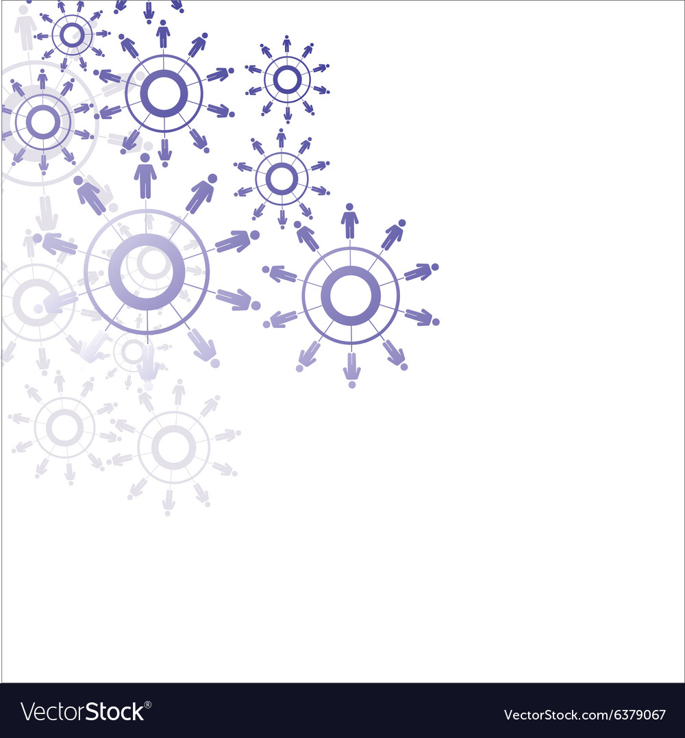 Abstract human interaction Royalty Free Vector Image