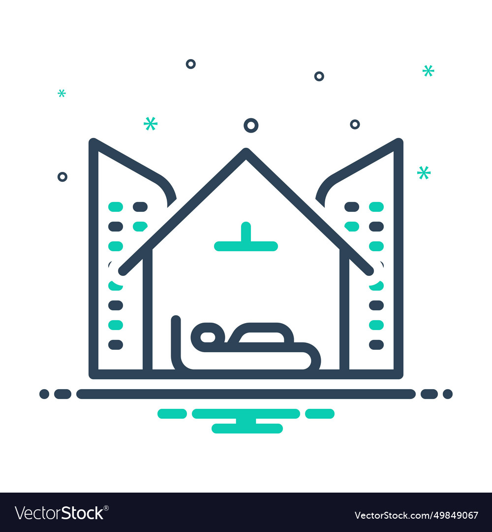 Accommodation Royalty Free Vector Image - VectorStock