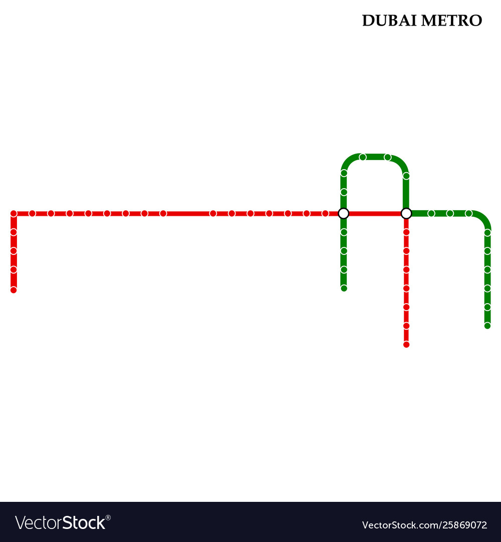 Map metro subway Royalty Free Vector Image - VectorStock