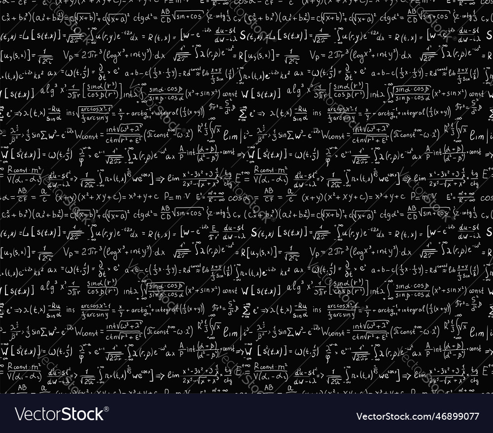Seamless pattern mathematical formulas Royalty Free Vector Seamless pattern mathematical formulas Royalty Free Vector