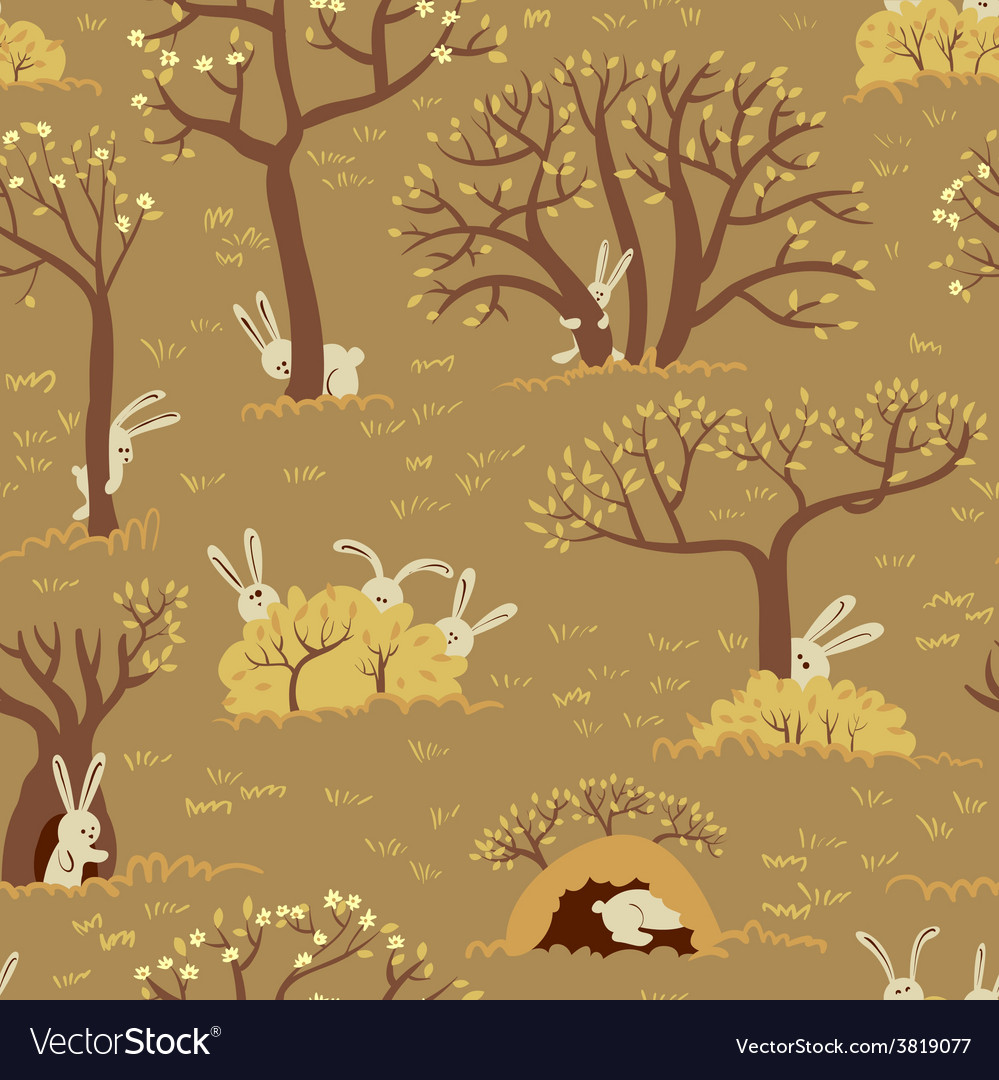 Spring seamless Royalty Free Vector Image - VectorStock