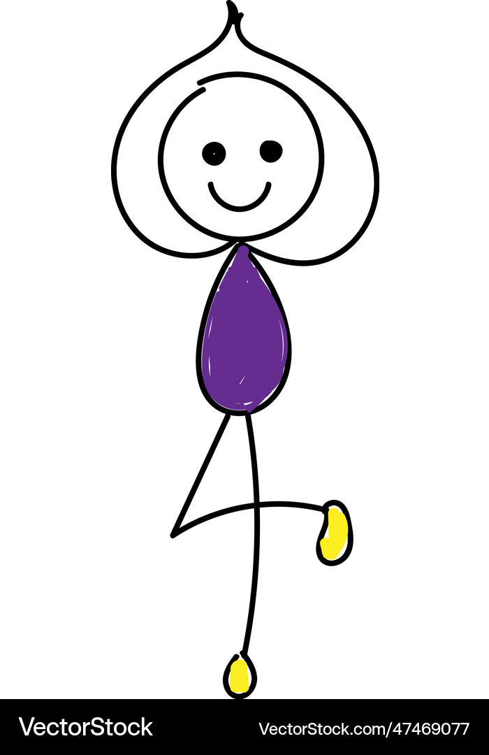 Stick Figures Jumping