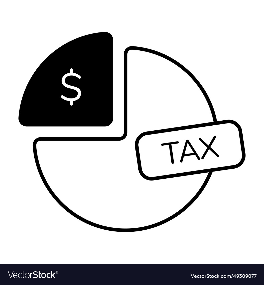 Tax analysis Royalty Free Vector Image - VectorStock