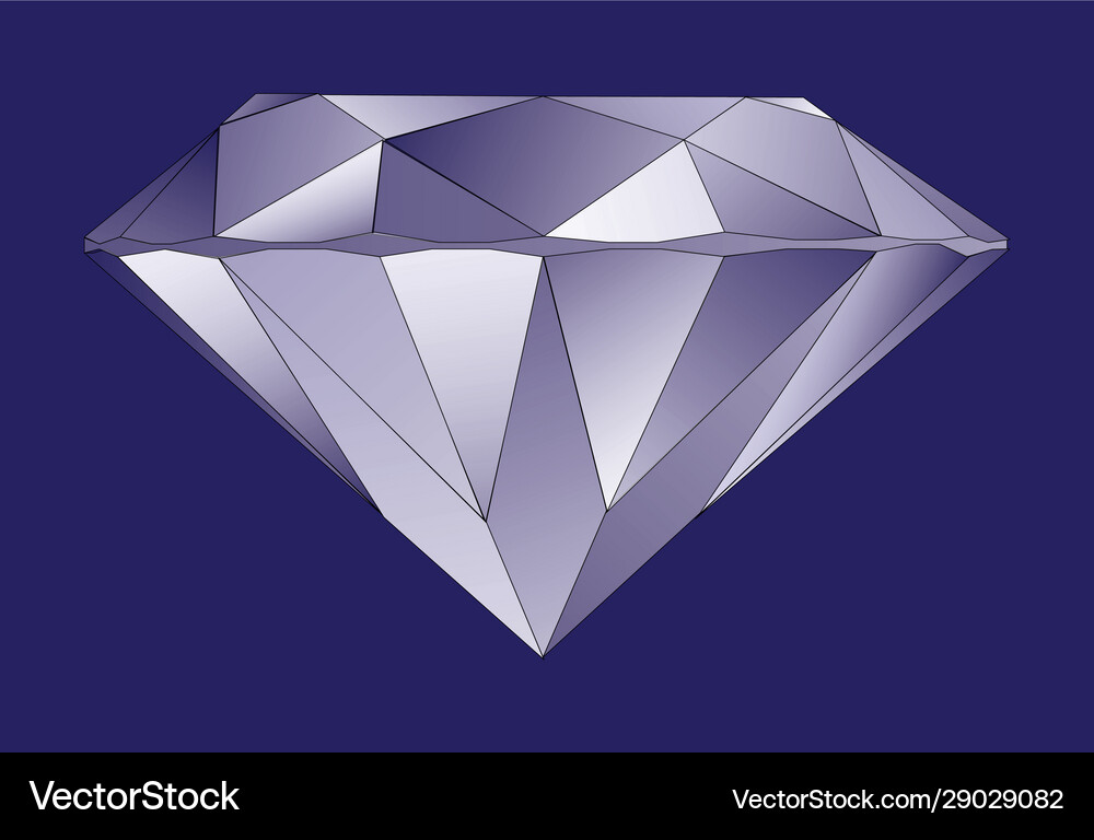 Brilliant diamond game Royalty Free Vector Image