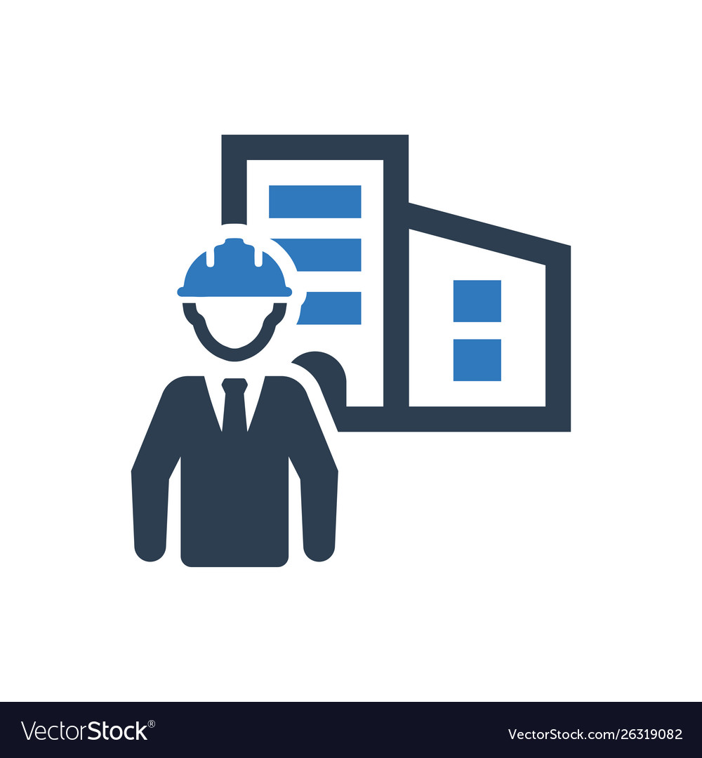 Civil engineer icon Royalty Free Vector Image - VectorStock
