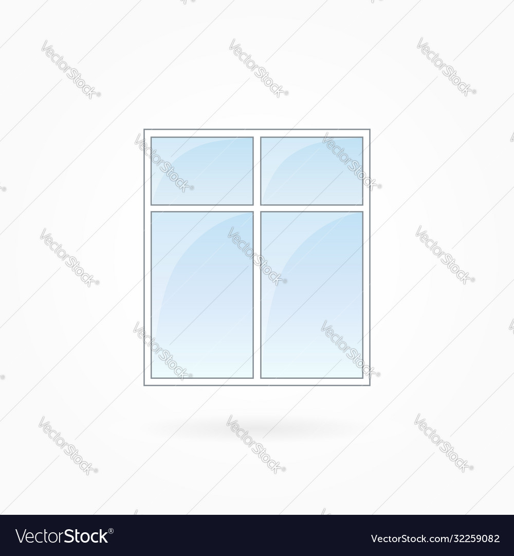 Window frame eps 10 Royalty Free Vector Image - VectorStock