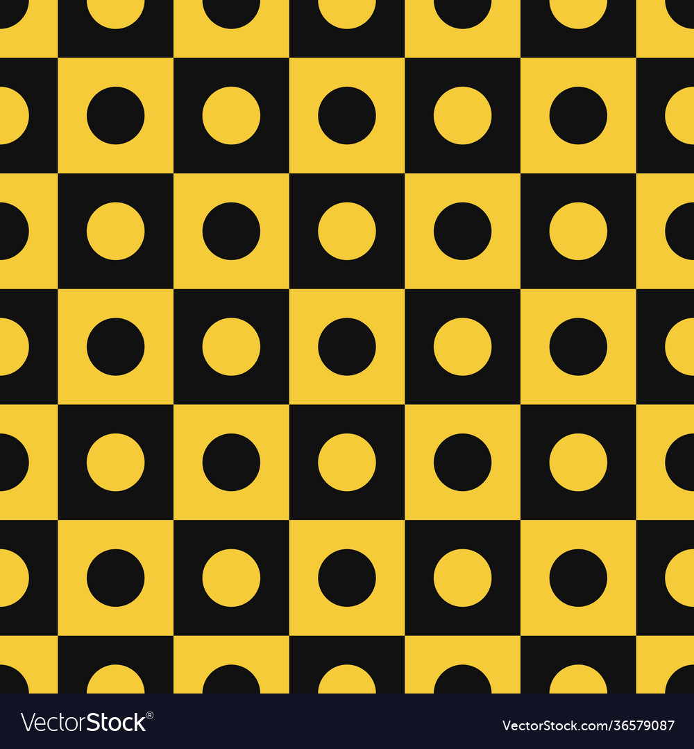 Bold seamless pattern repeating geometric Vector Image