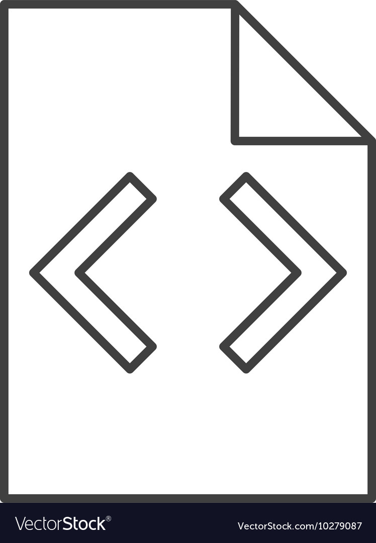 Document paper file isolated icon Royalty Free Vector Image