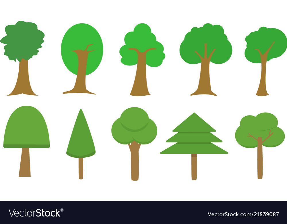 Forest tree Royalty Free Vector Image - VectorStock