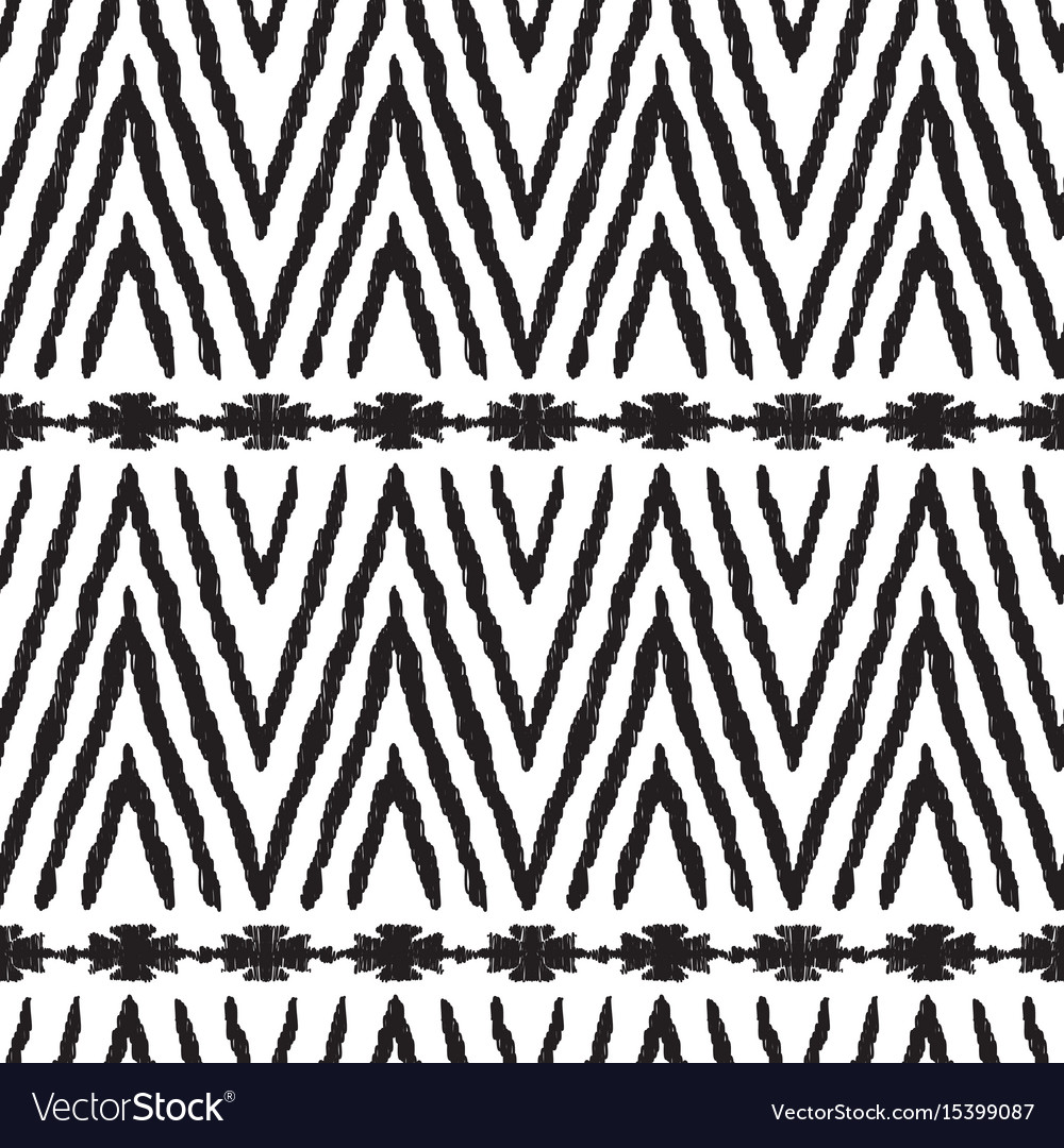 Tribal seamless pattern Royalty Free Vector Image