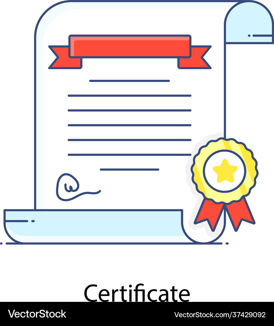 Certificate Royalty Free Vector Image - VectorStock