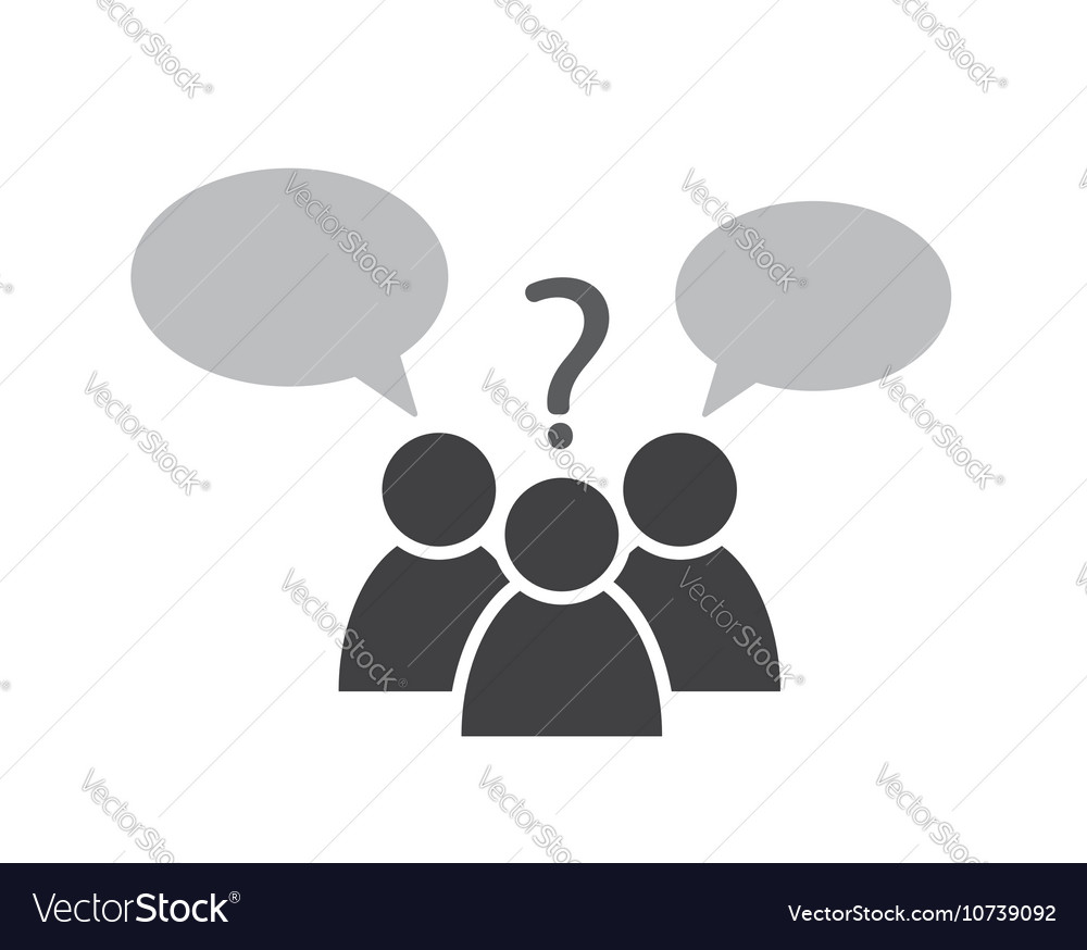 Conversation talking Royalty Free Vector Image
