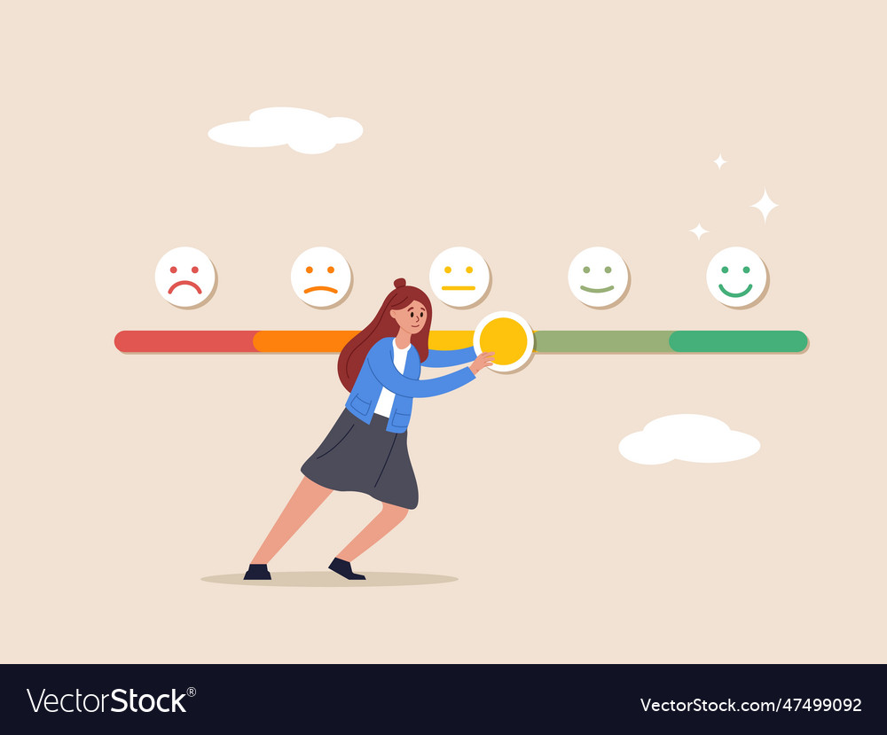 Customer feedback giving rating based Royalty Free Vector Customer feedback giving rating based Royalty Free Vector