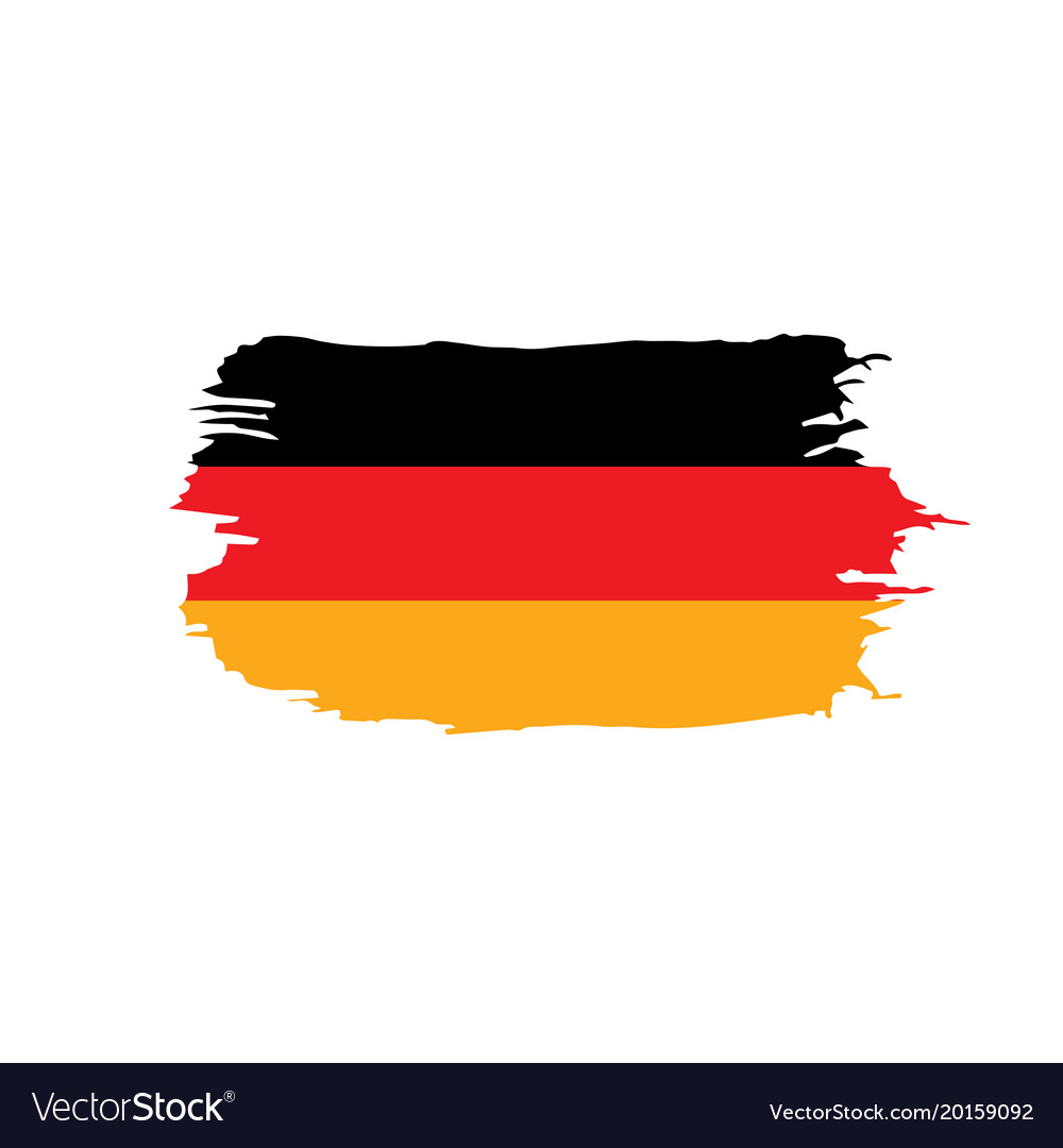 Germany flag Royalty Free Vector Image - VectorStock