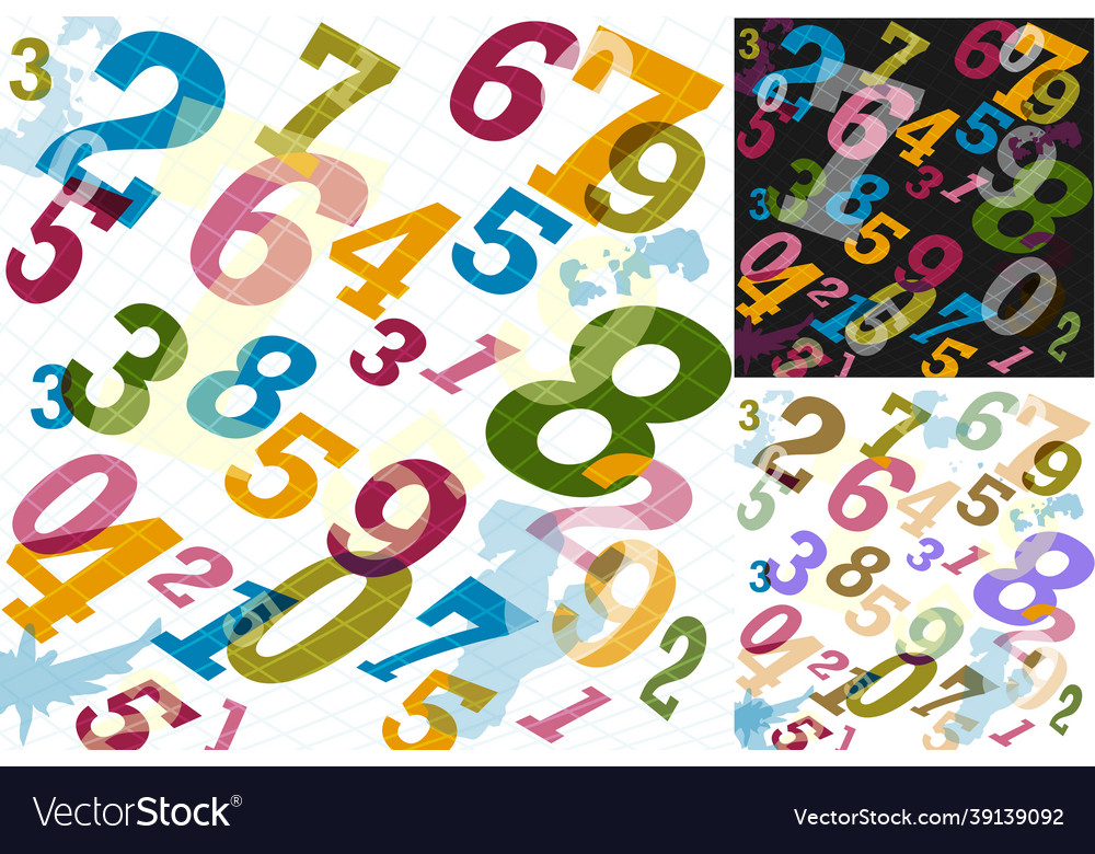 Mathematical digital code background Royalty Free Vector