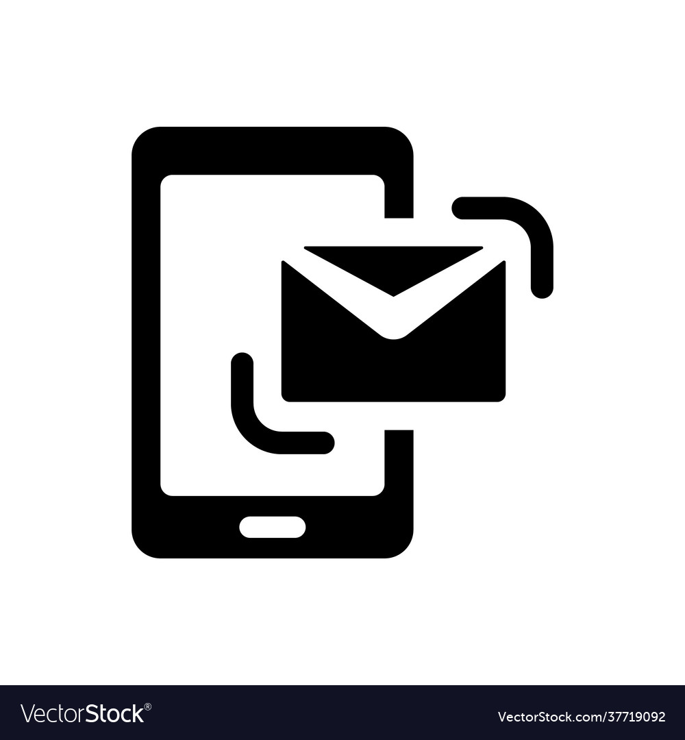 Mobile message icon Royalty Free Vector Image - VectorStock
