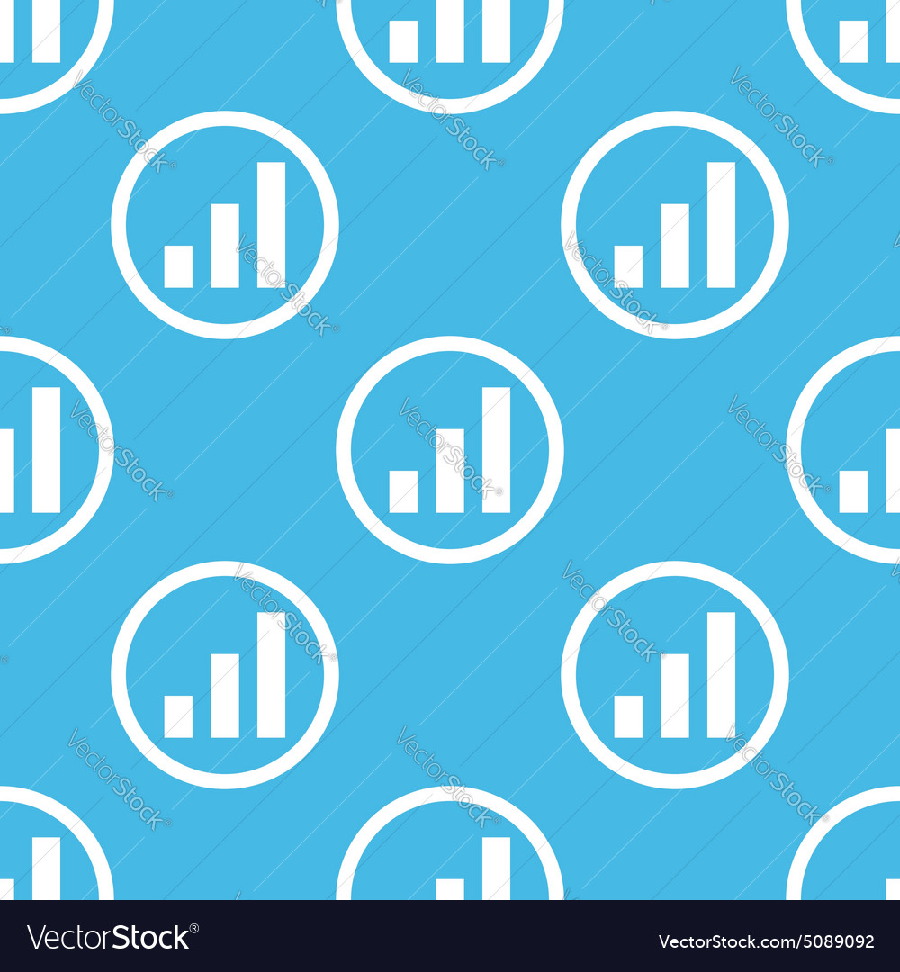 Volume scale sign blue pattern Royalty Free Vector Image