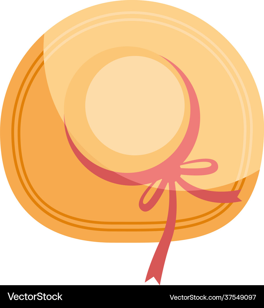 Summer fashion hat Royalty Free Vector Image - VectorStock