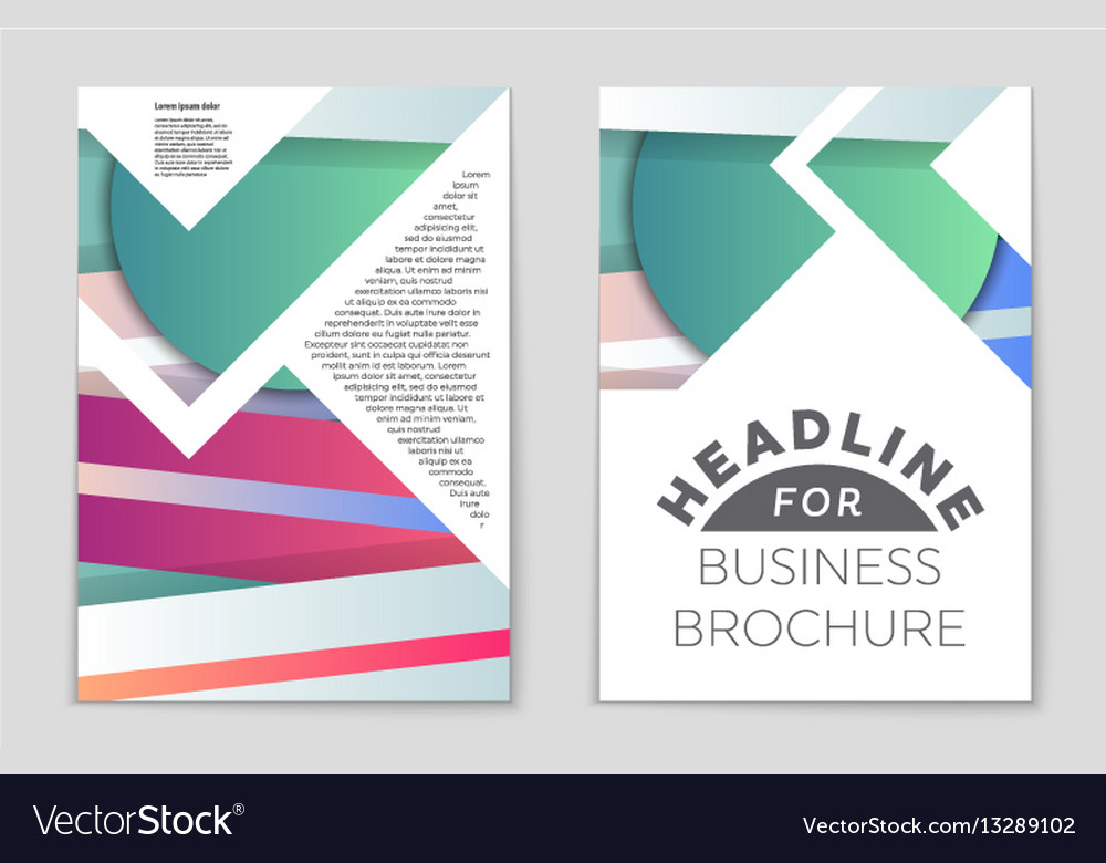 Abstract layout background set for art Royalty Free Vector