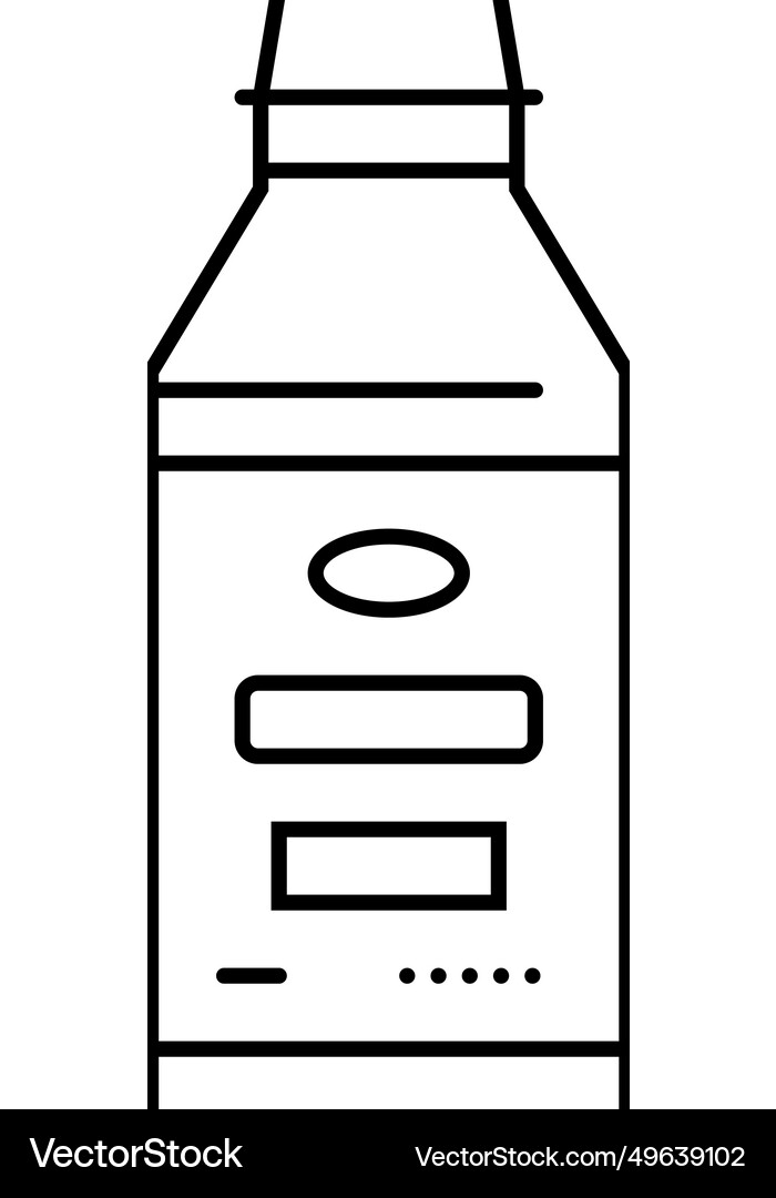 Brake fluid car mechanic line icon Royalty Free Vector Image