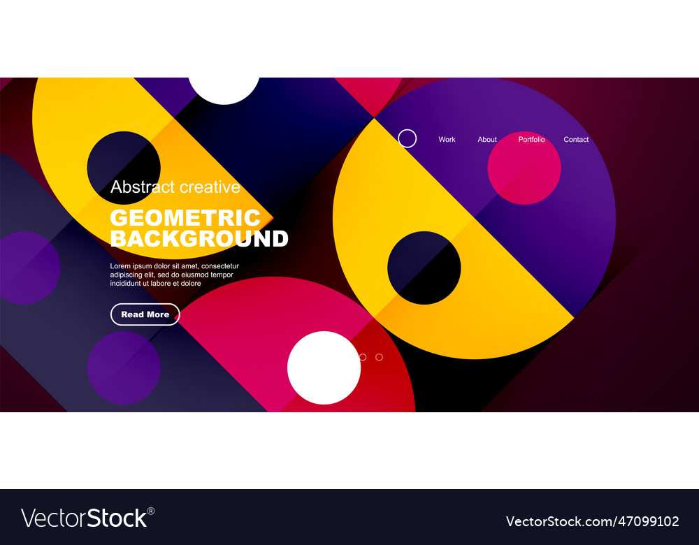 Simple circles and round elements pattern Vector Image