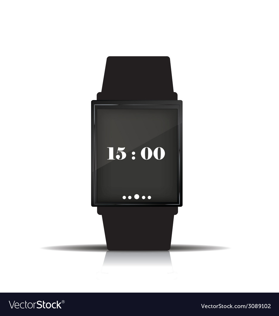 Smart watch Royalty Free Vector Image - VectorStock