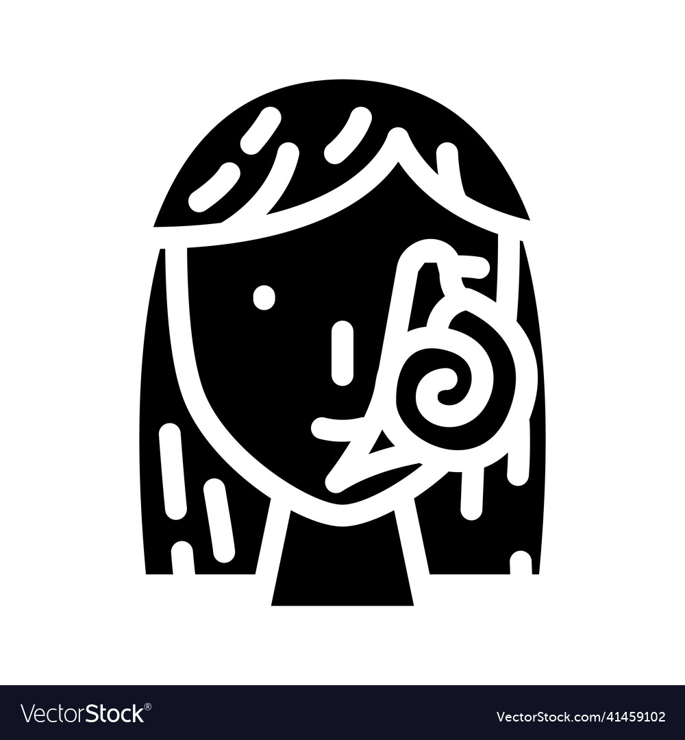 Snail therapy glyph icon Royalty Free Vector Image Snail therapy glyph icon Royalty Free Vector Image