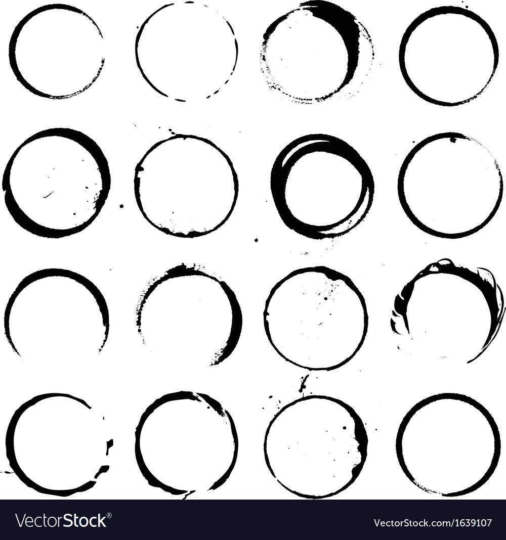 Circle elements set 01 Royalty Free Vector Image