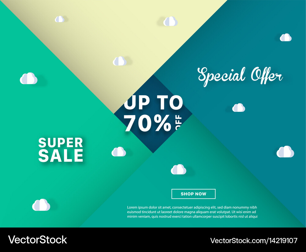 Colorful sale background Royalty Free Vector Image