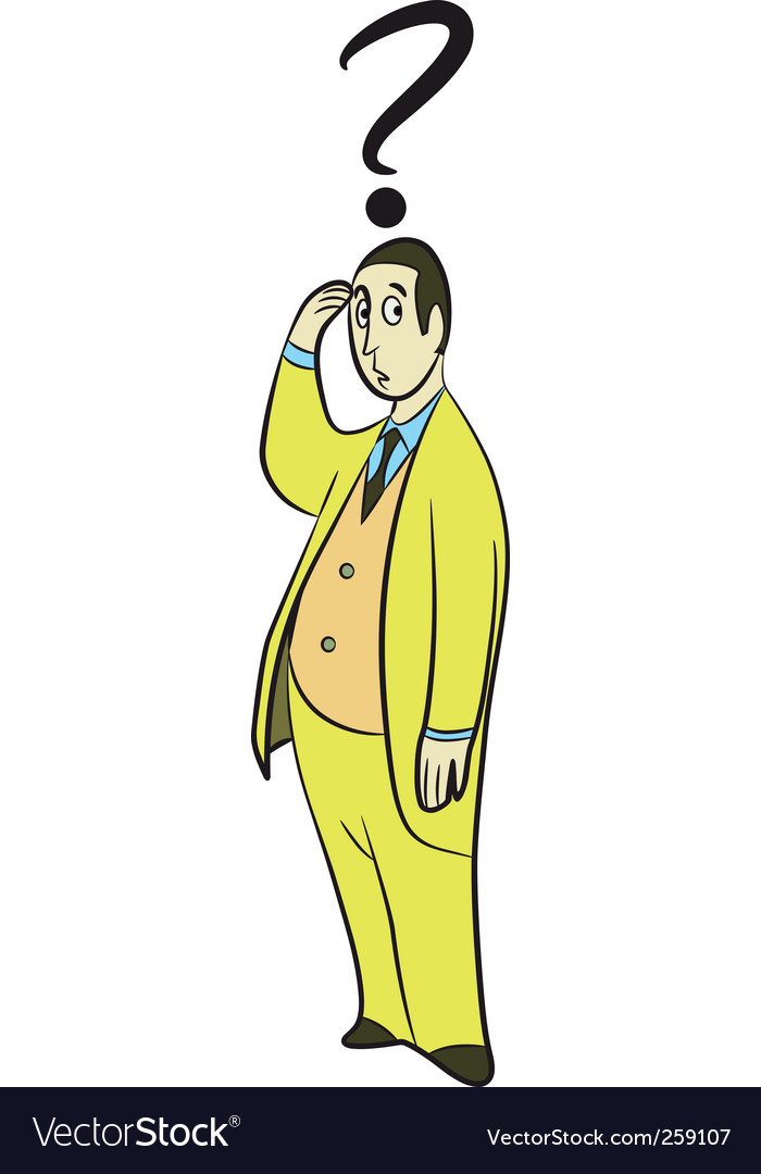 Doubt Royalty Free Vector Image - VectorStock