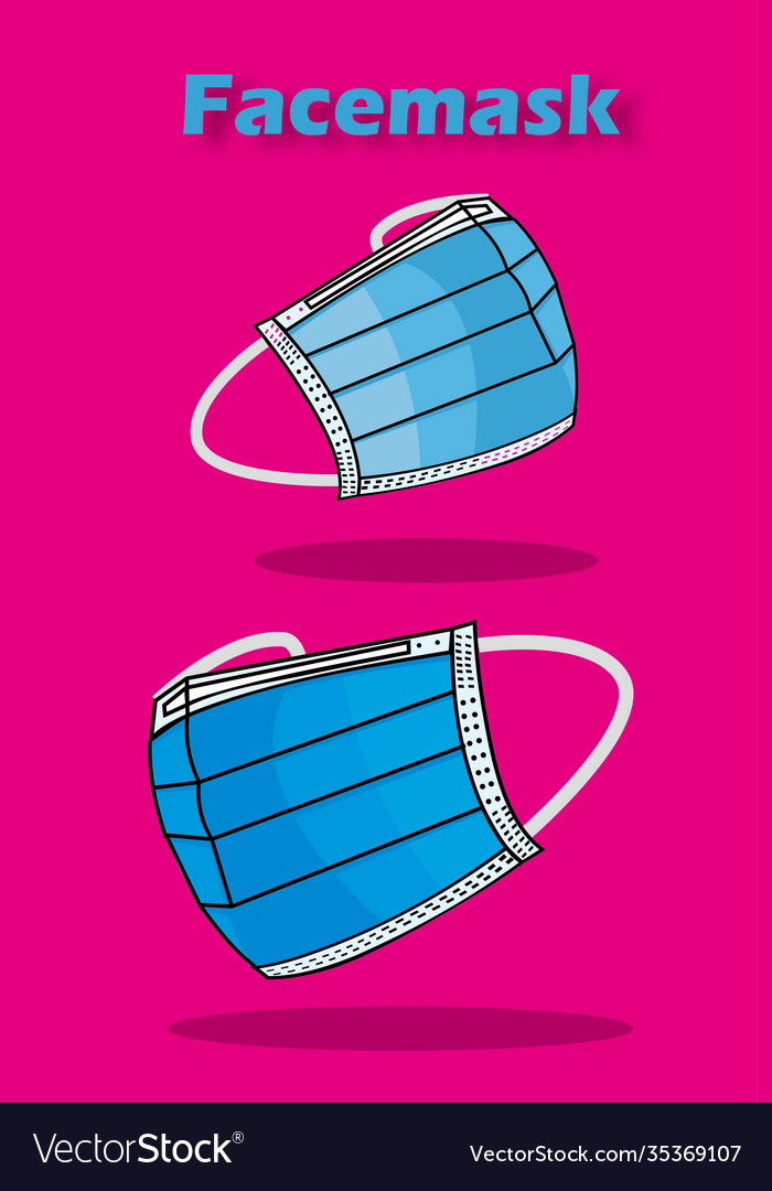 Facemask Royalty Free Vector Image - VectorStock
