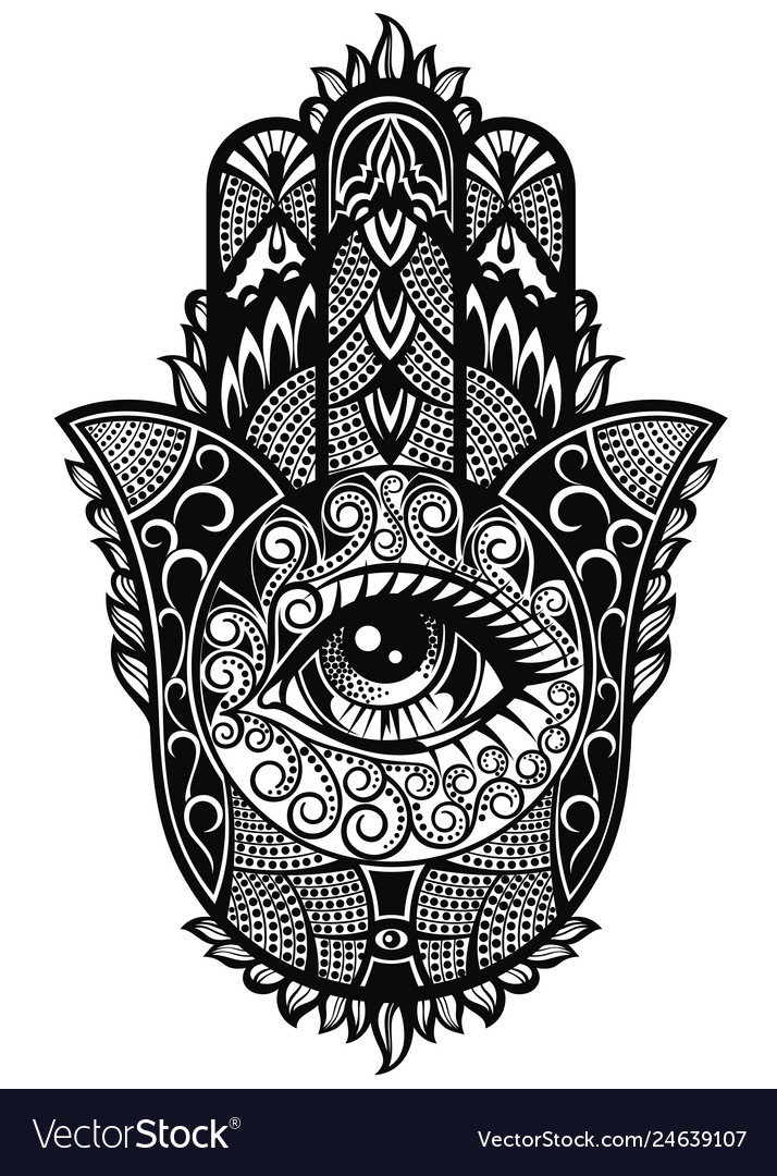 Hamsa Royalty Free Vector Image - VectorStock