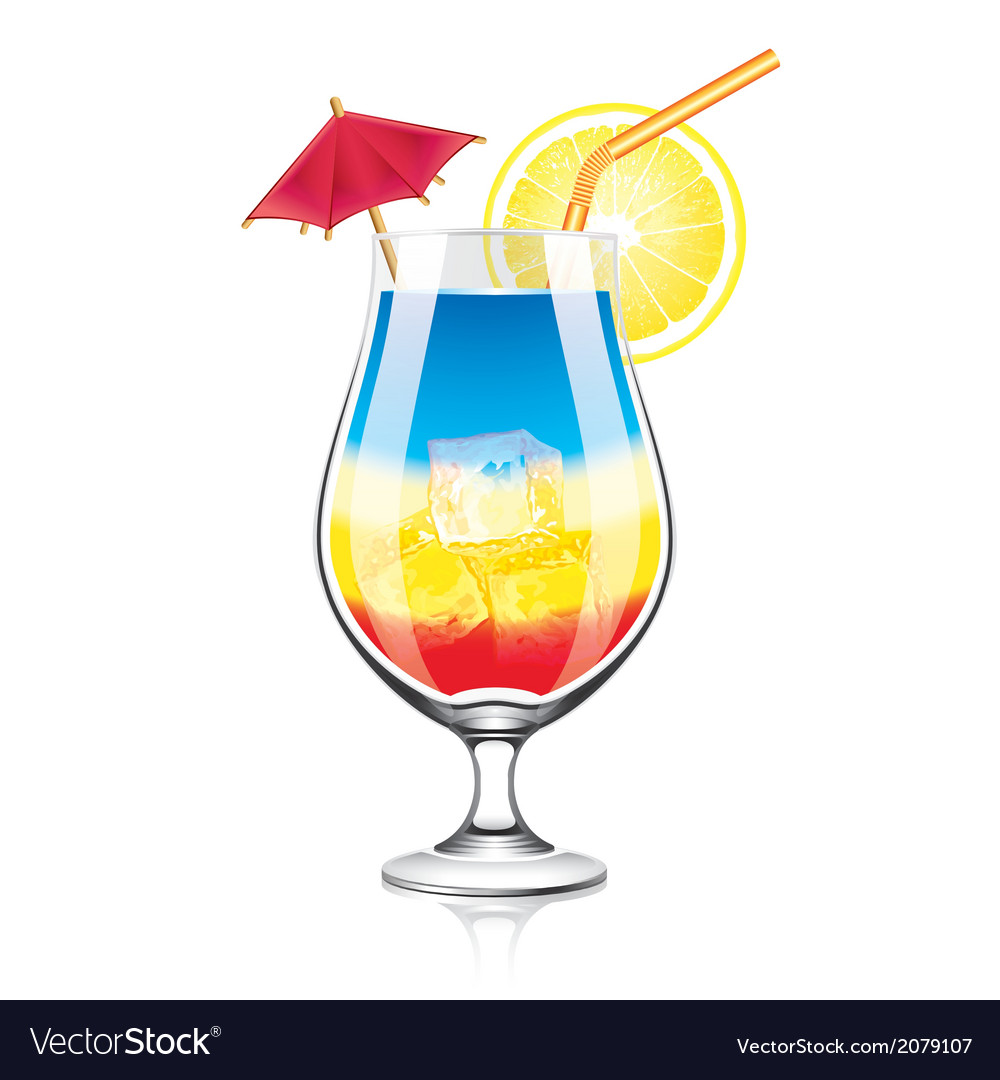 Object cocktail Royalty Free Vector Image - VectorStock