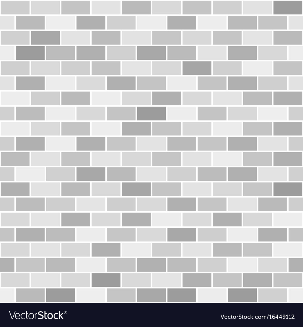 Brick wall pattern seamless background Royalty Free Vector