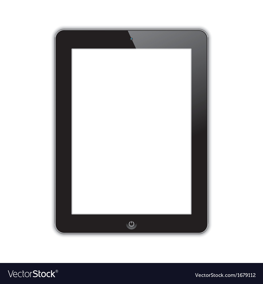 Computer tablet Royalty Free Vector Image - VectorStock