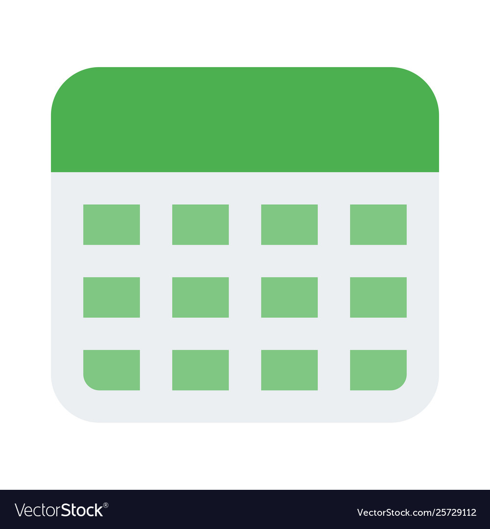 Make table in document or spread sheet Royalty Free Vector