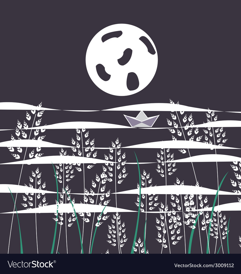 Moon Royalty Free Vector Image - VectorStock