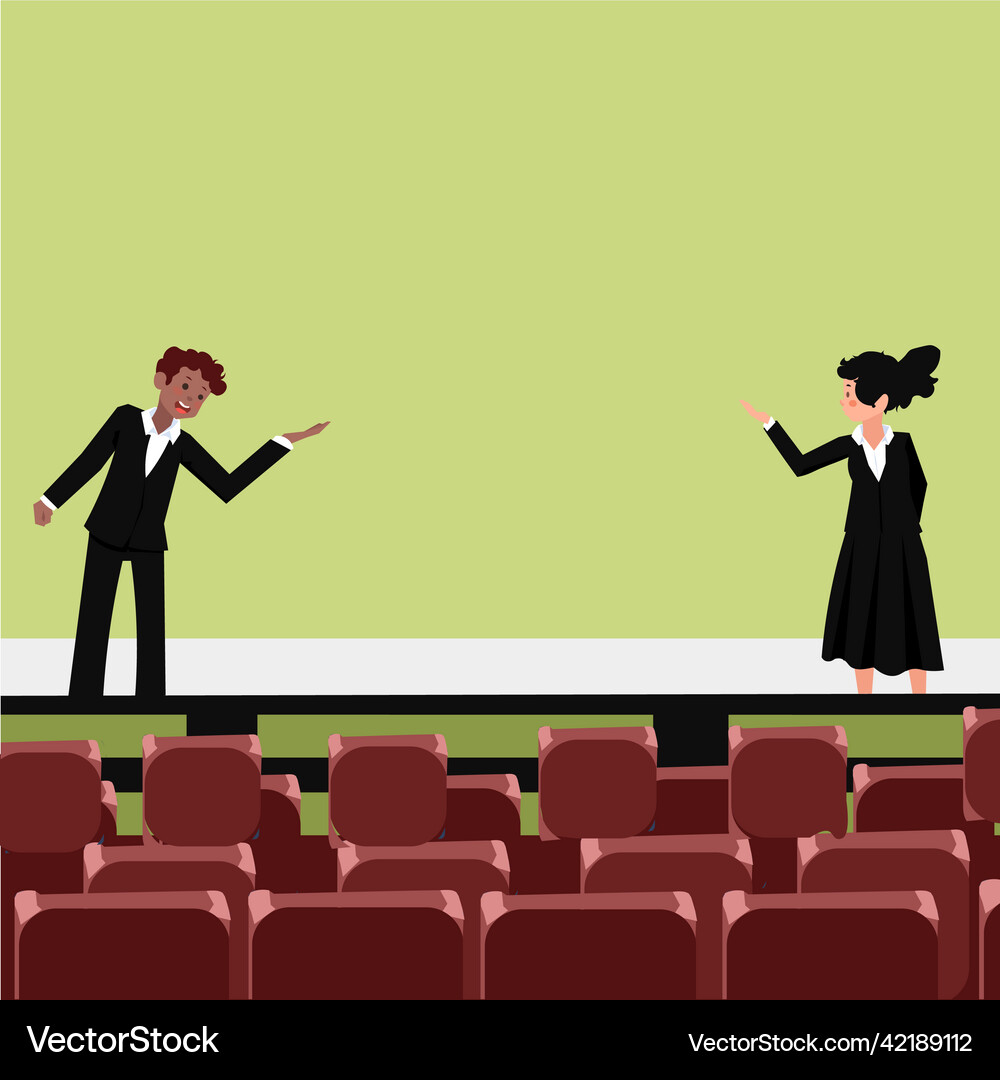 Professional corporate leaders wearing formal Vector Image