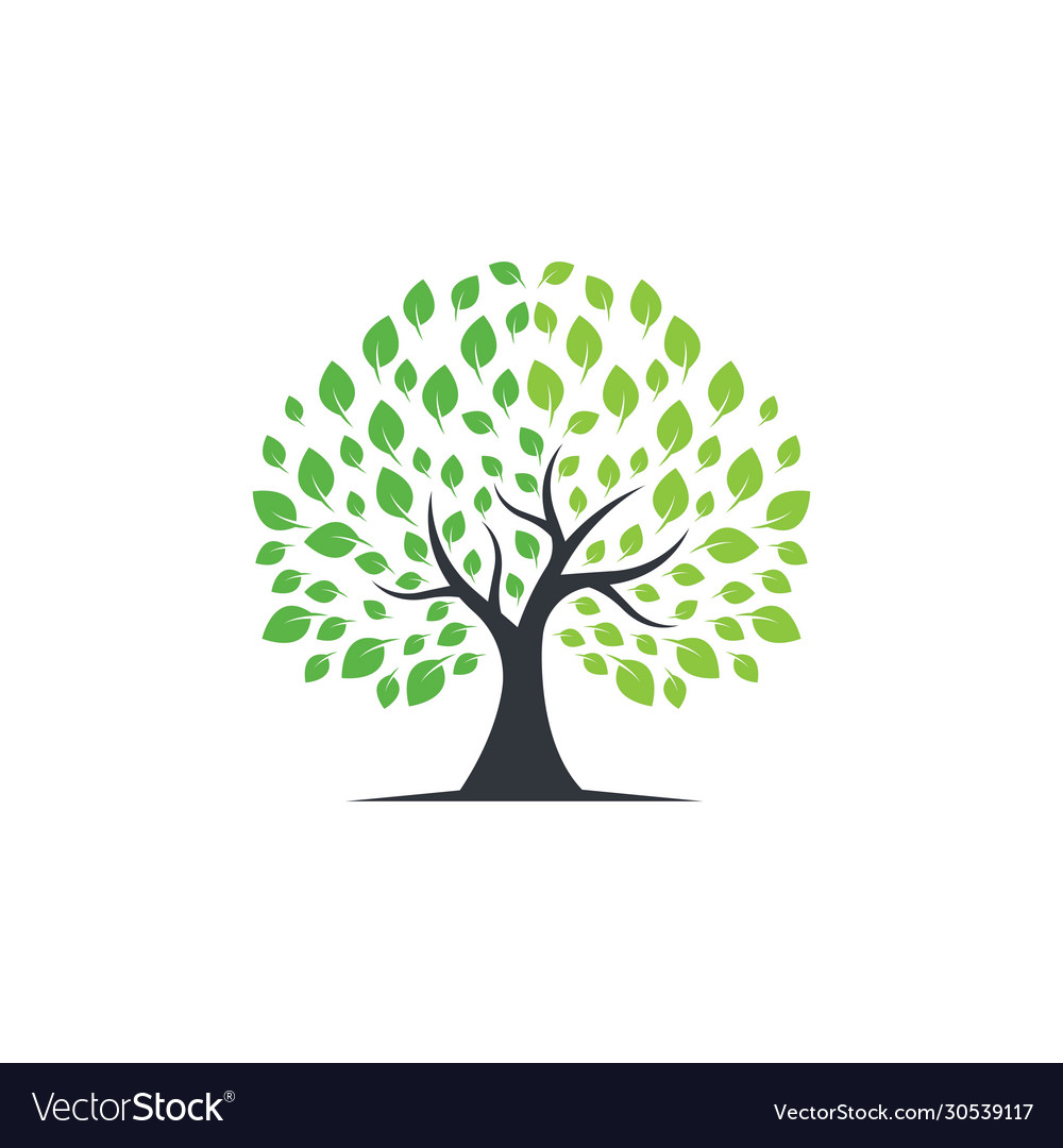 Tree symbol icon Royalty Free Vector Image - VectorStock
