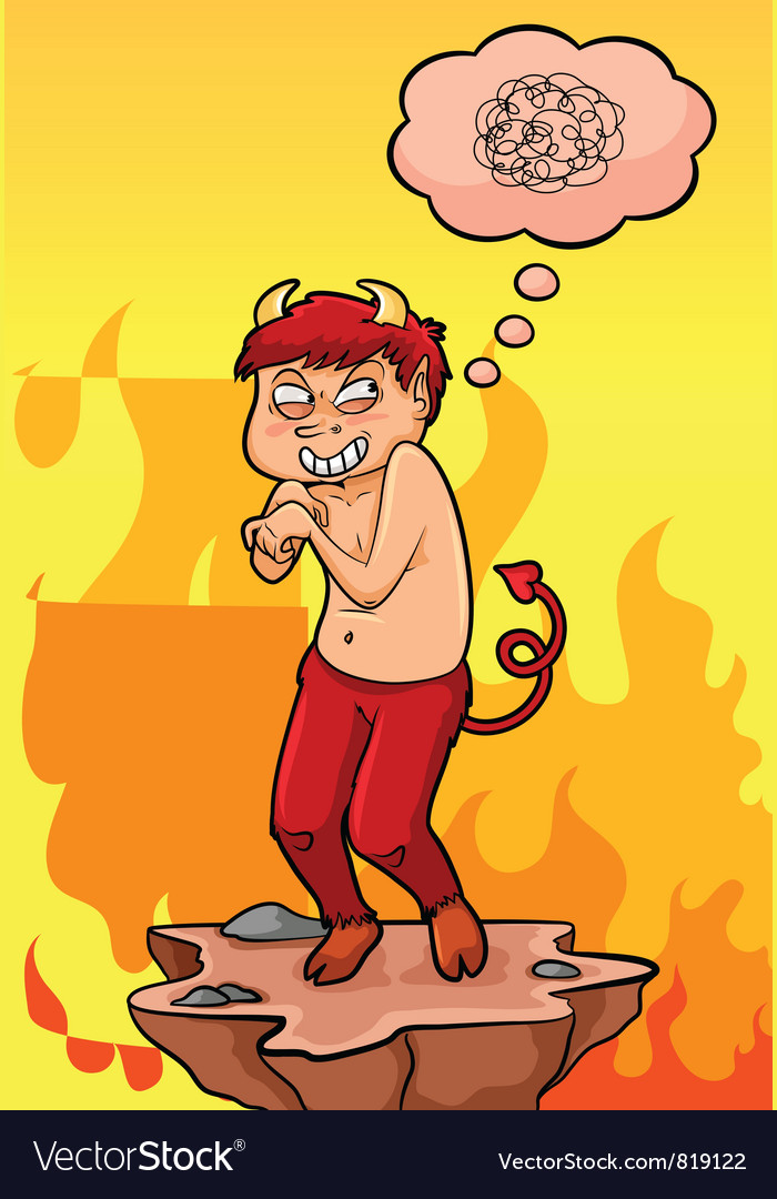 Cartoon devil Royalty Free Vector Image - VectorStock