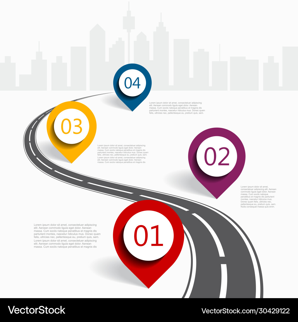 Infographic design template with place for your Vector Image