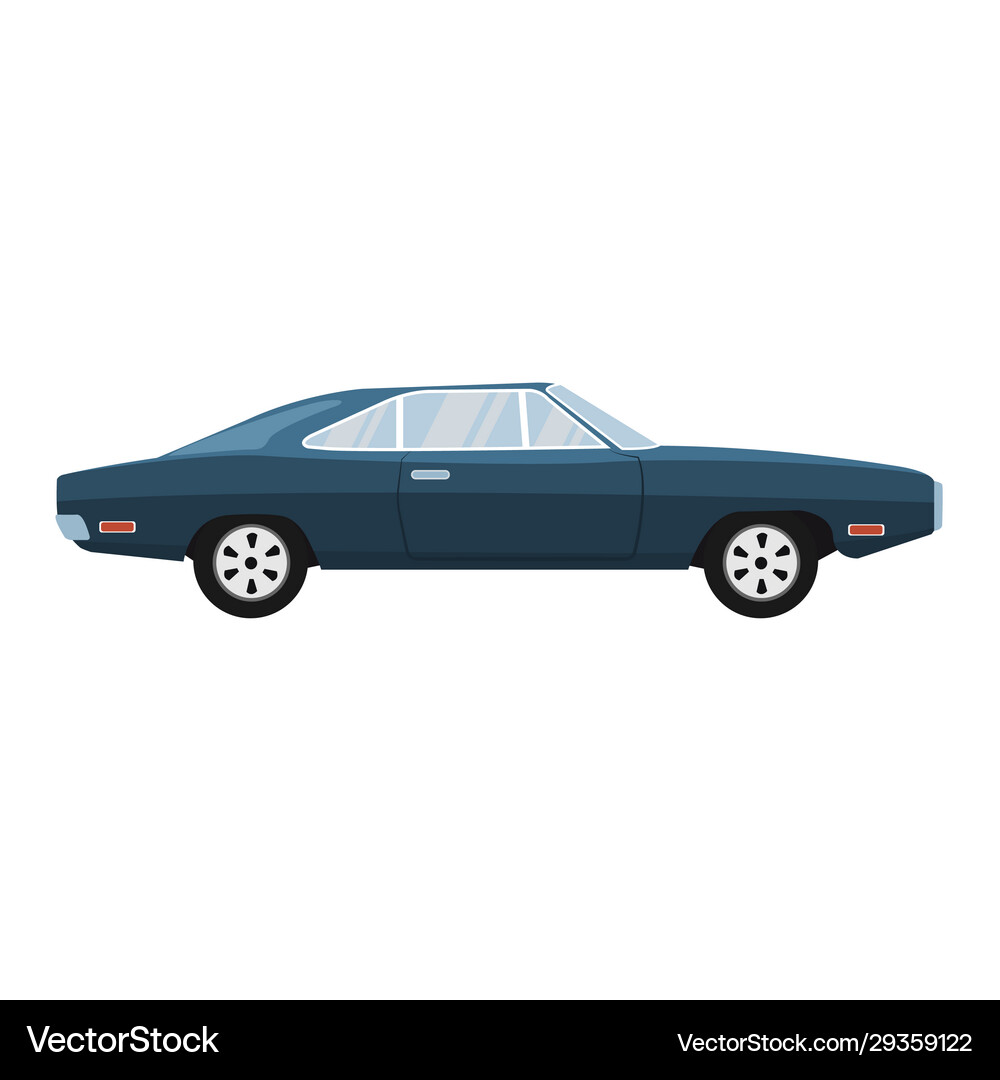 Retro classic old luxury car design Royalty Free Vector