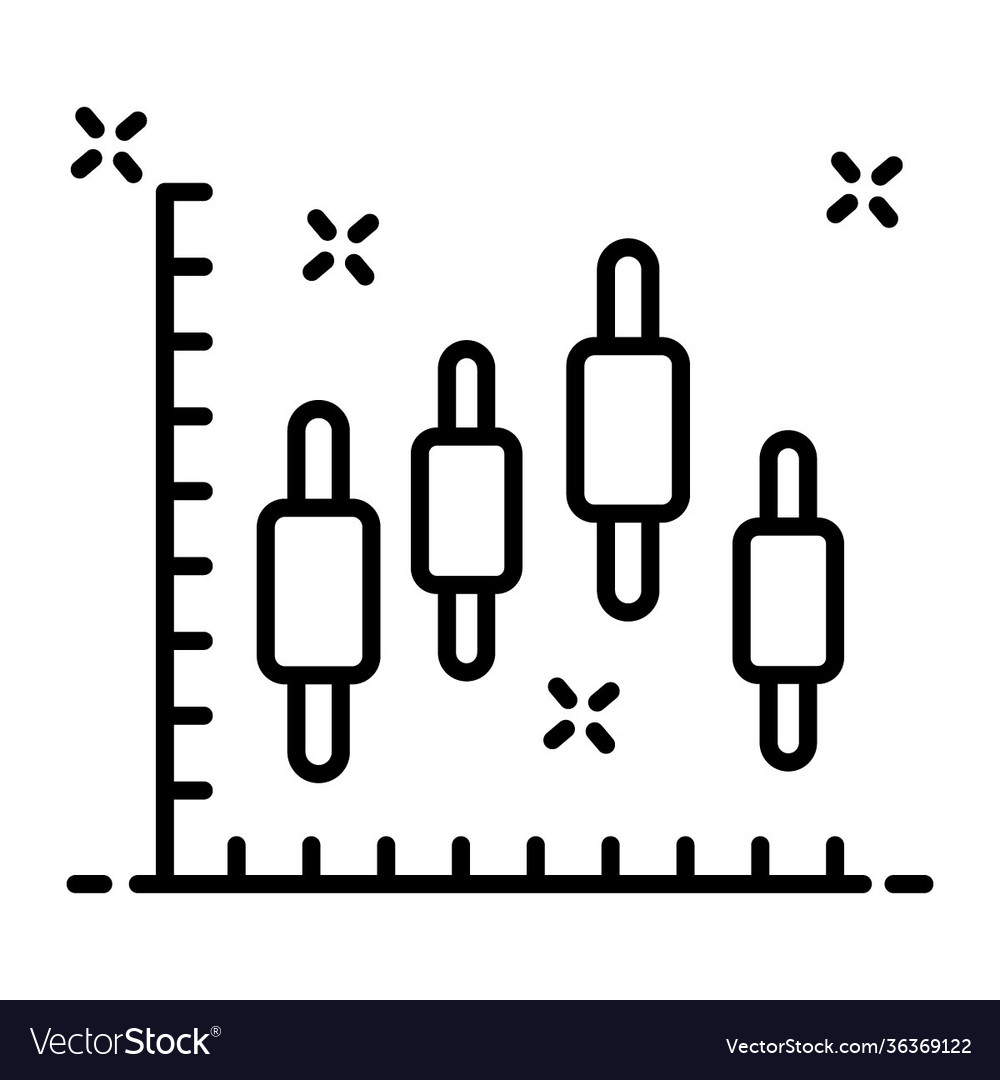 Volume chart Royalty Free Vector Image - VectorStock