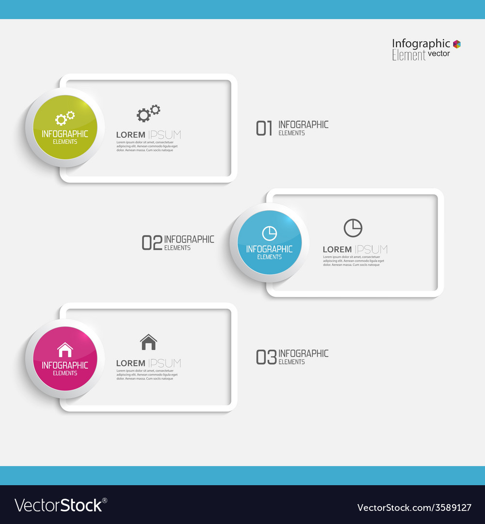 Comparative chart with templates for presentation Vector Image
