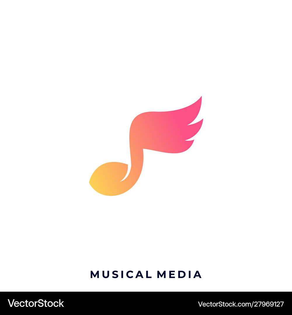 Music colorful design template Royalty Free Vector Image
