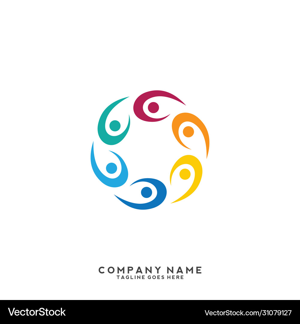 People community creative hub social connection Vector Image