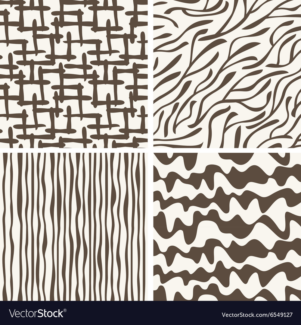 Set of seamless patterns backgrounds Royalty Free Vector